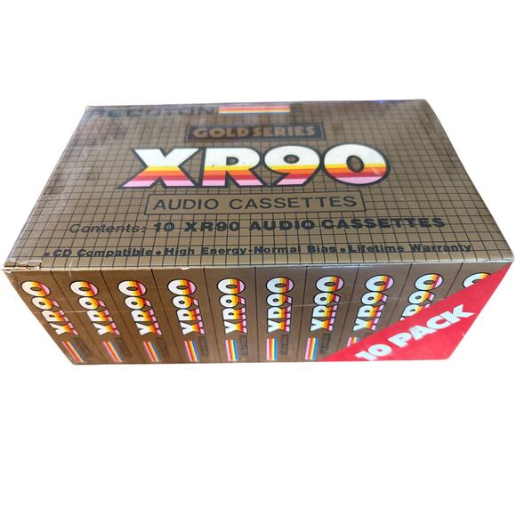 Recoton | Media | Pack Recoton Gold Series Xr90 Audio Cassettes Normal ...